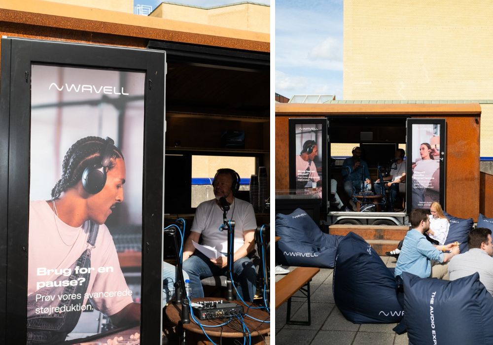 Wavell lancerede åbent podcaststudie under Spot