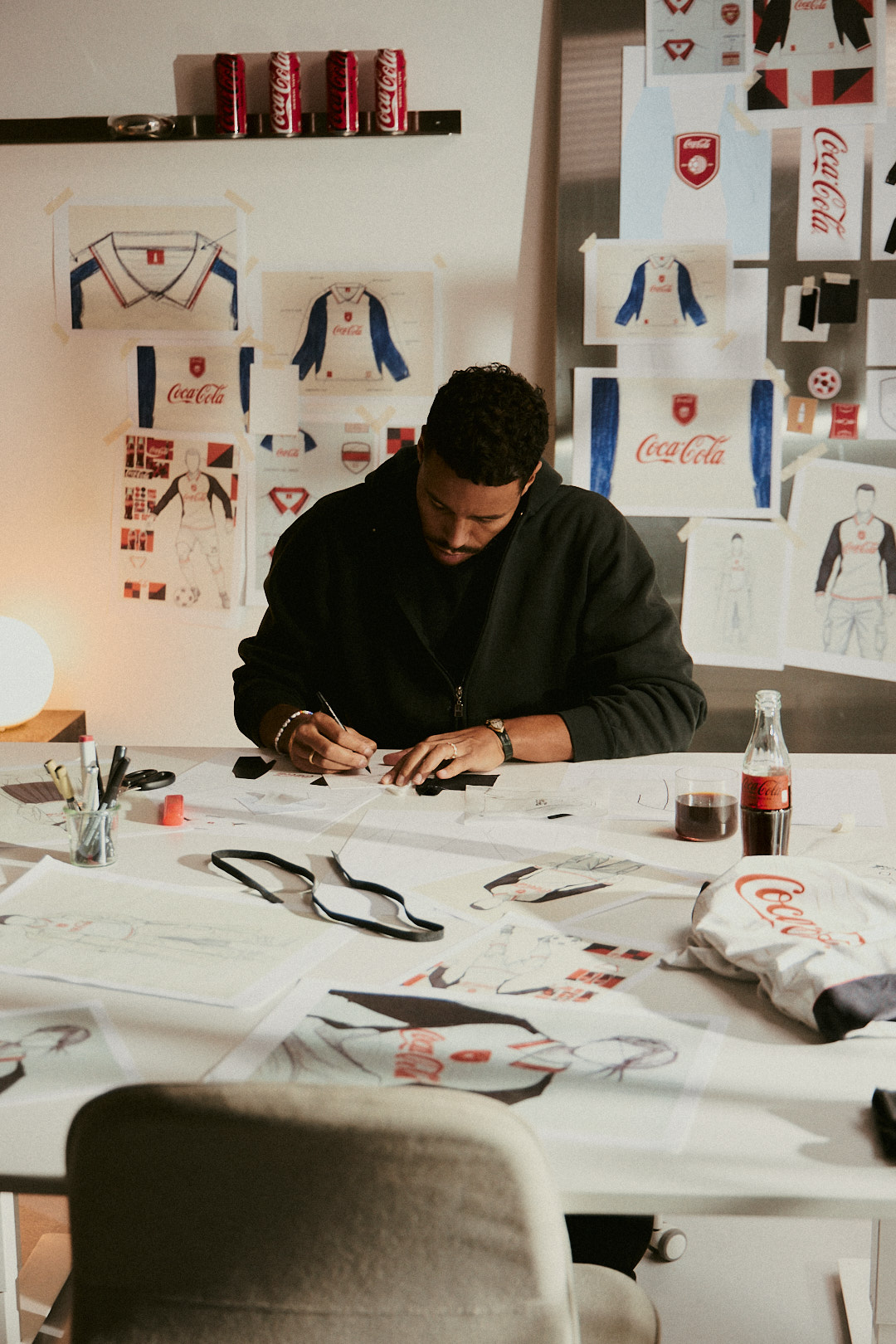 Mathias Zanka merges football and style in Coca-Cola collab